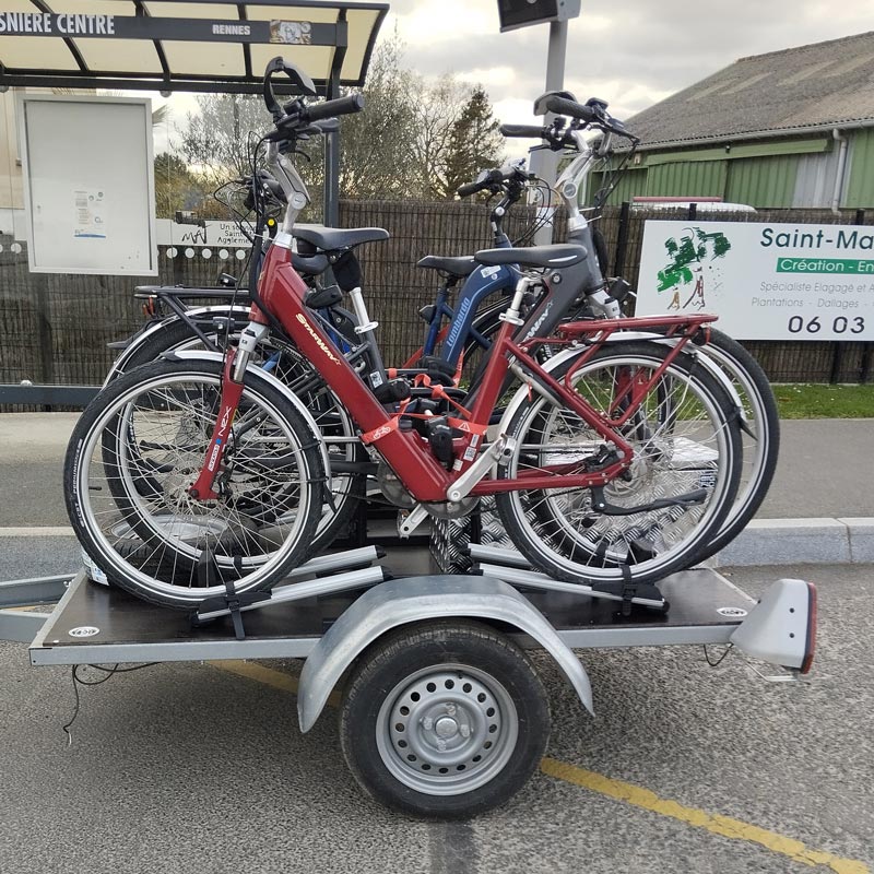 Remorque de transport pour vélos | La Station du Vélo 59